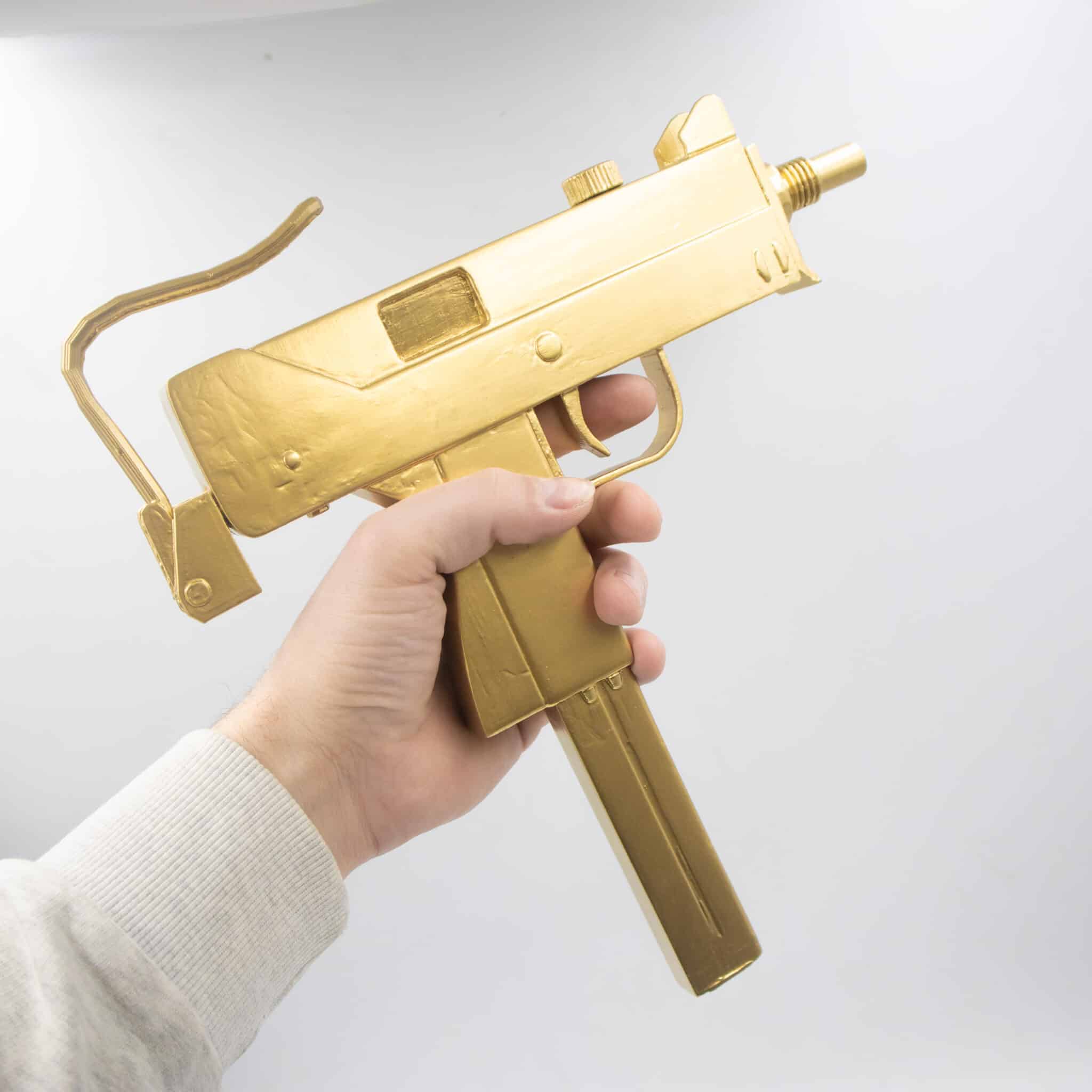 Golden Uzi Prop - Blasters4Masters