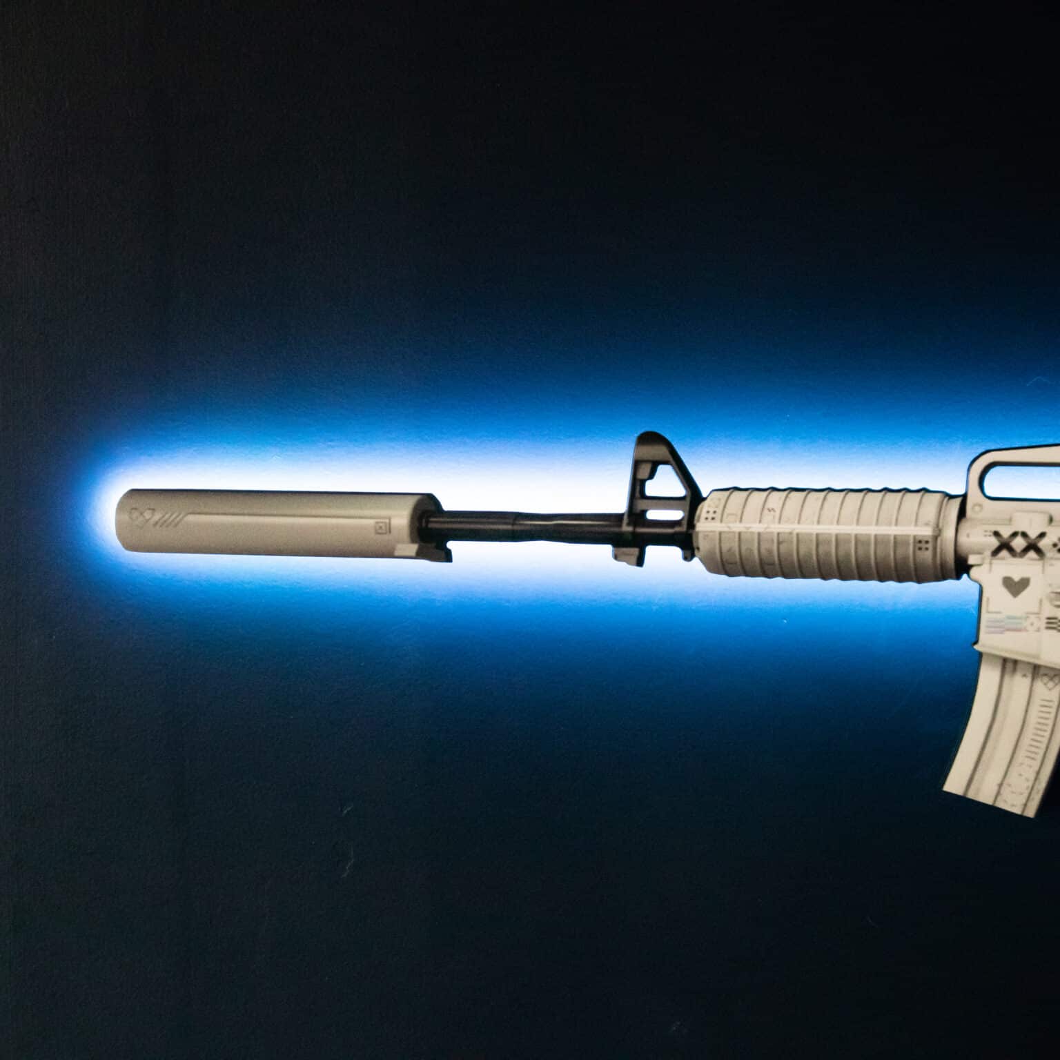 M4A1-S Printstream RGB Wall Art - CS GO - Blasters4Masters