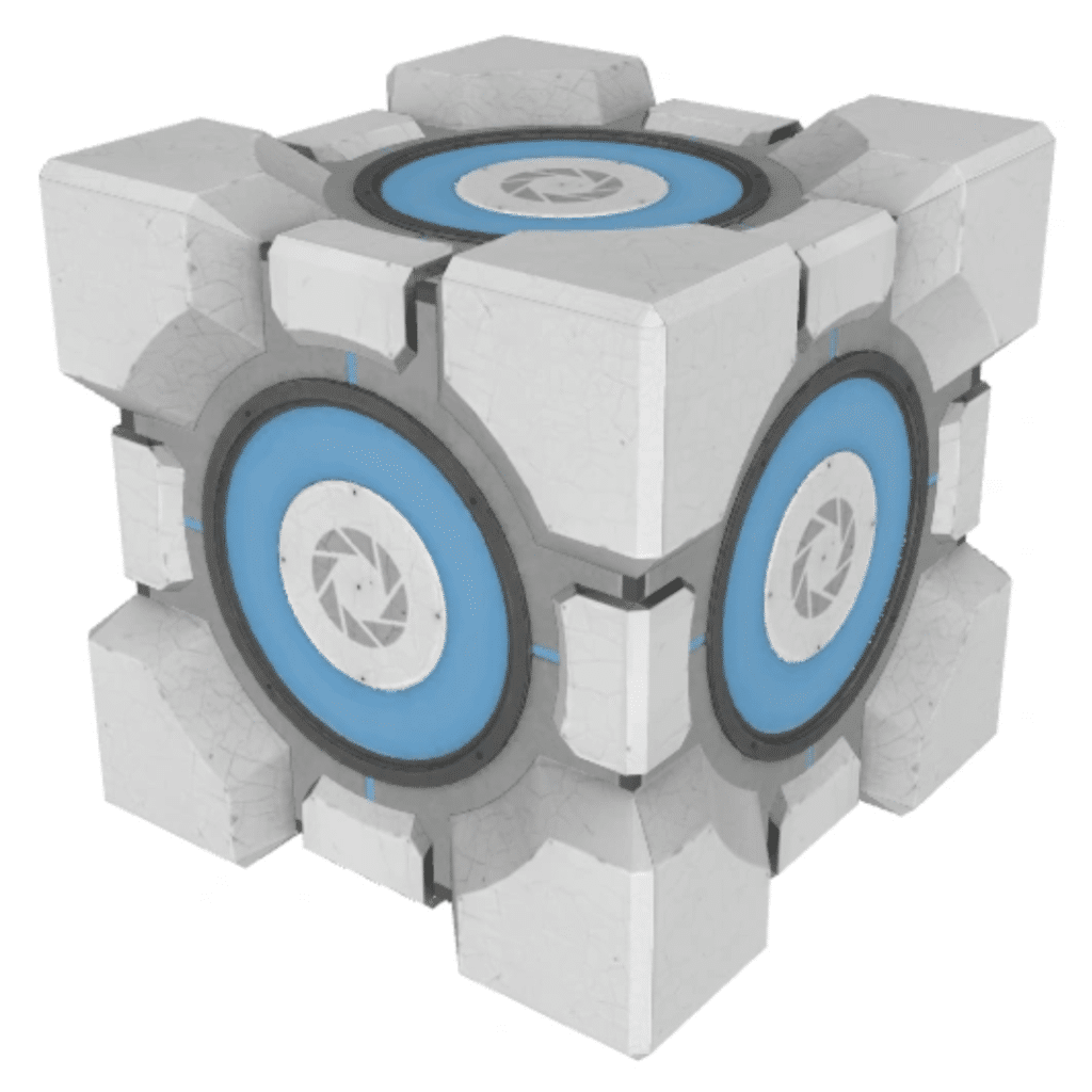 Weighted Storage Cube - Portal 2 (Pre-Order) - Blasters4Masters