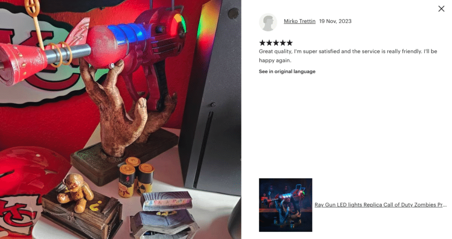 Caster gun - Outlaw Star - Blasters4Masters