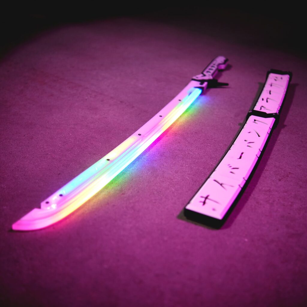 Arasaka Thermal RGB Katana - Cyberpunk 2077 - Blasters4Masters