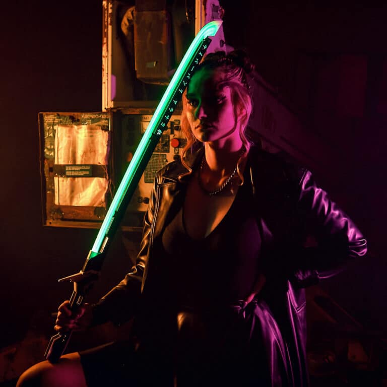 Arasaka Thermal RGB Katana - Cyberpunk 2077 - Blasters4Masters