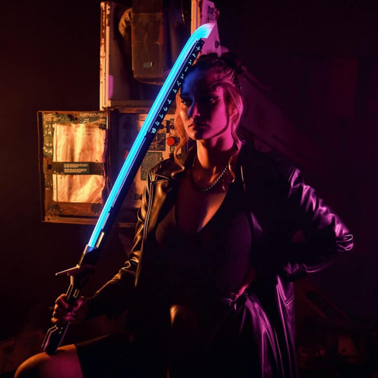 Arasaka Thermal RGB Katana - Cyberpunk 2077 - Blasters4Masters