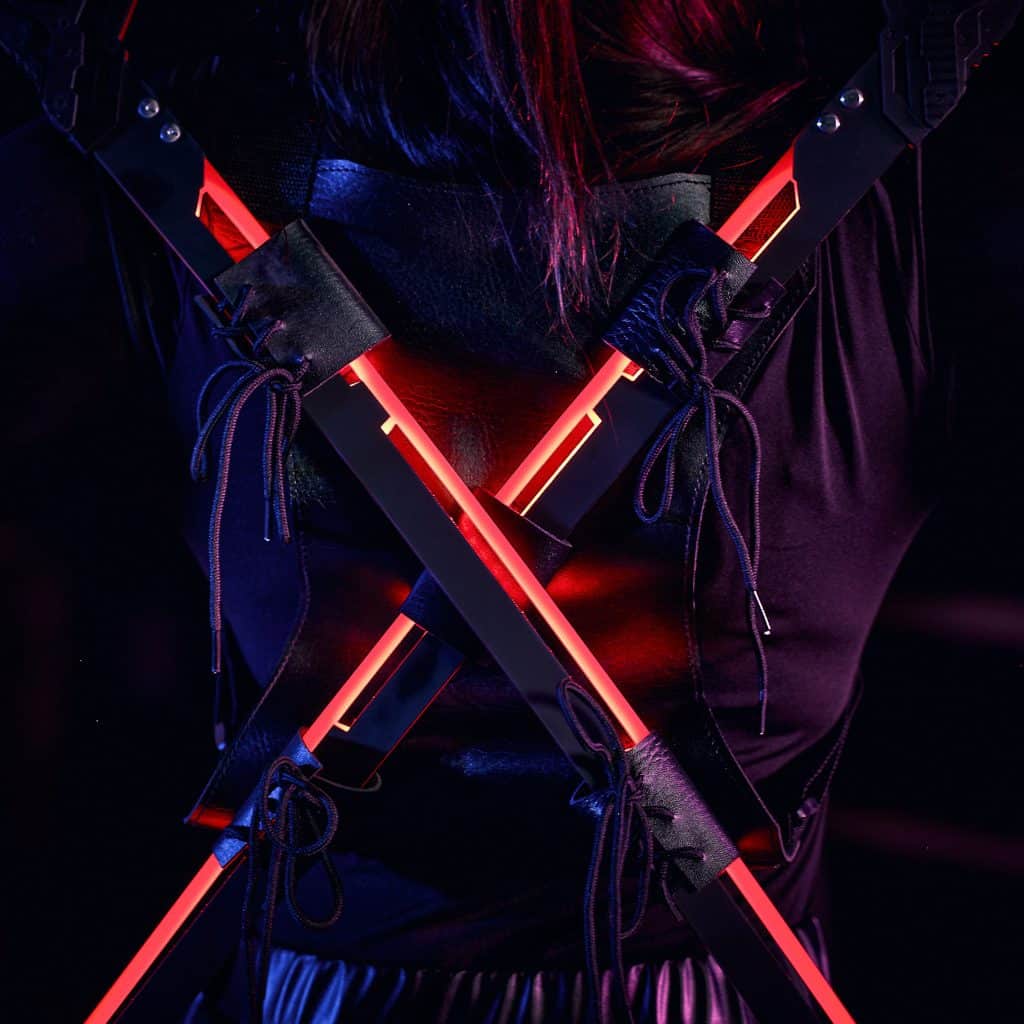 Phantom Red LED Katana - Cyberpunk - Blasters4Masters