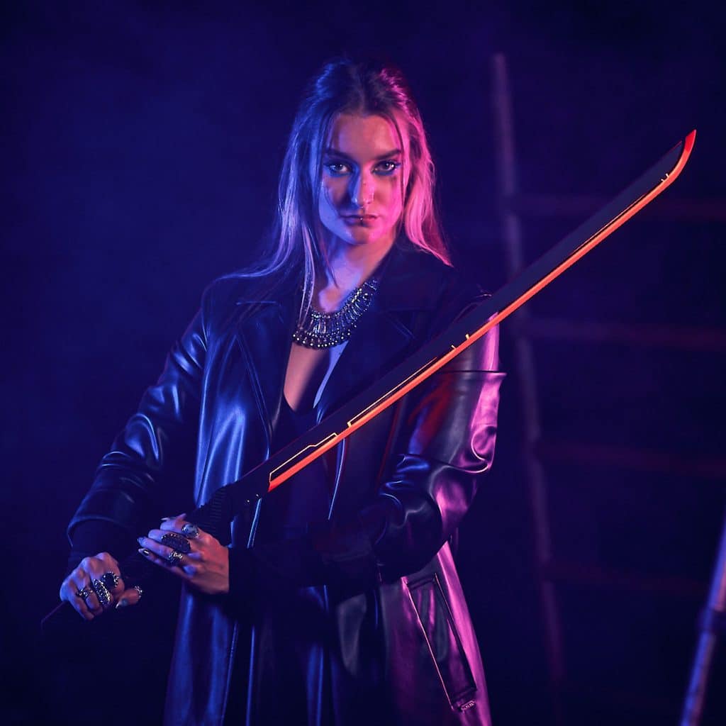 Phantom Red LED Katana - Cyberpunk - Blasters4Masters