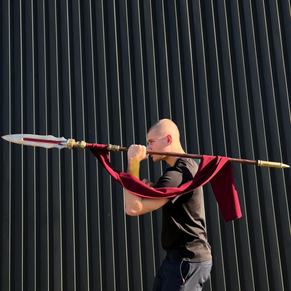 Arms of Sparta Spear and Shield - God of War - Blasters4Masters